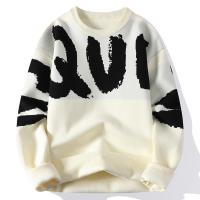 China Men's Thickened Sweater in Large Letter Design Perfect for Winter Fashion and Comfort for sale