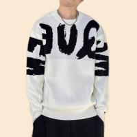 China Men's Thickened Sweater in Large Letter Design Perfect for Winter Fashion and Comfort for sale
