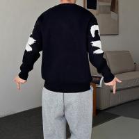 China Men's Thickened Sweater in Large Letter Design Perfect for Winter Fashion and Comfort for sale