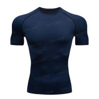 China XMAMLON Men's Short-sleeved Tight T-shirt Perfect for Athletic Compression Training for sale