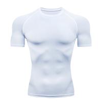 China XMAMLON Men's Short-sleeved Tight T-shirt Perfect for Athletic Compression Training for sale