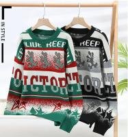 China Custom Logo Jacquard Knit Men's Sweater in Oversize Casual Style for Winter Comfort for sale