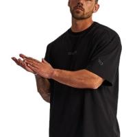 China Summer Essential Men's Oversized T-shirt in Knitted Weaving Method and Print Pattern for sale