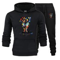 China Upgrade Your Winter Look with Our Custom Sweater Men's Hoodie Set Suit Included for sale