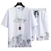 China Effortlessly Stylish Men's TT-shirt Style Summer Casual Suit with Quick-drying Shorts for sale