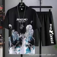 China Effortlessly Stylish Men's TT-shirt Style Summer Casual Suit with Quick-drying Shorts for sale