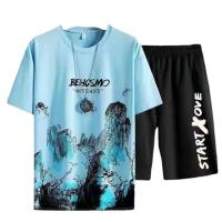 China Effortlessly Stylish Men's TT-shirt Style Summer Casual Suit with Quick-drying Shorts for sale