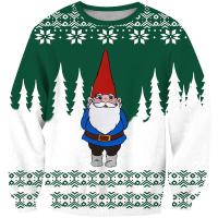 China XMAMLON Custom Round-neck Shirt Casual Men's Clothing Sweater Christmas Printed Sweater for sale