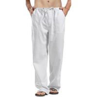 China Men's Anti-pilling Cargo Sweatpants Autumn Waterproof Pants with Flat Front Style for sale