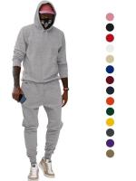 China Custom Blank Sweat Suits Men Jogging Set Hoodies Jogging Wear Clothing for sale