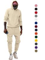 China Custom Blank Sweat Suits Men Jogging Set Hoodies Jogging Wear Clothing for sale