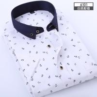 China Polyester Fiber Men's Summer Floral Print Short-Sleeved Shirt Casual and Youth Design for sale
