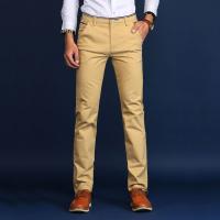 China 2023 Men's Casual Pants in Pencil Pants Pattern with Fly Opening and Zip Placket for sale
