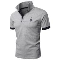 China Print Pattern Type 330 Grams Plain Casual Golf Custom Logo Simple Polo Shirt For Men for sale