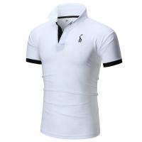 China Print Pattern Type 330 Grams Plain Casual Golf Custom Logo Simple Polo Shirt For Men for sale