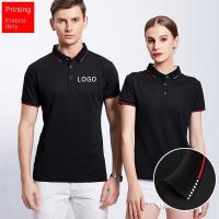 China Men's Customized Short-sleeved Polo Shirt for Business Work Activity and Advertising for sale