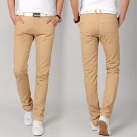 China Pants length Trousers Fashion Style Stretch Fit Cotton Mid Waist Trousers For Man for sale