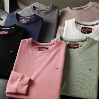 China O-Neck Embroidered Men's Round Collar Sweater Terry Pullover Unlined and Workmanship for sale