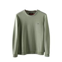 China O-Neck Embroidered Men's Round Collar Sweater Terry Pullover Unlined and Workmanship for sale