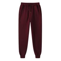 China Winter Season Custom 220g Solid Color with Fur Sweatpants Unisex Leisure Sports for sale