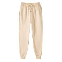 China Winter Season Custom 220g Solid Color with Fur Sweatpants Unisex Leisure Sports for sale