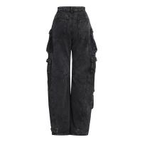 China Cotton Denim Oversized Hiphop Embroiled Baggy Loose Men's Jeans for Sustainable Style for sale