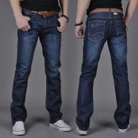 China Zipper Fly XMAMLON Stretch Regular Fit Pants Fashion Men's Denim Slim Mid Waist Jeans for sale