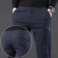 China None Printing Methods Men's Casual Pants Elastic Cotton Suit Pants for Men's Clothing for sale