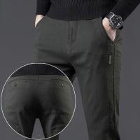 China None Printing Methods Men's Casual Pants Elastic Cotton Suit Pants for Men's Clothing for sale