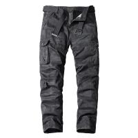 China Men's Multi-Pocket Camouflage Overalls in Pure Cotton with Mid Waist and Straight Fit for sale