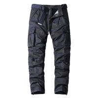 China Men's Multi-Pocket Camouflage Overalls in Pure Cotton with Mid Waist and Straight Fit for sale