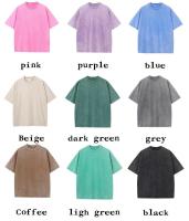 China Loose Version 100%Cotton 230G Heavyweight Washed Streetwear T-Shirt for Oversize Men for sale