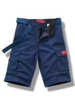 China Men's Cargo Shorts Thick Cotton Material in Loose Fit with Multi-Pocket Convenience for sale