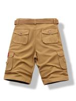 China Men's Cargo Shorts Thick Cotton Material in Loose Fit with Multi-Pocket Convenience for sale