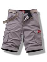 China Men's Cargo Shorts Thick Cotton Material in Loose Fit with Multi-Pocket Convenience for sale