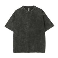 China WASHED XMAMLON RTS OEM Vintage 250G Oversized Streetwear heavyweight t-shirt for men for sale