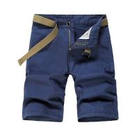 China Polyester Fabric Loose Fit Men's Workout Shorts with Simple and Solid Color Design for sale