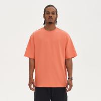 China 220G Oversized 100% Cotton Men's Tshirt for Vintage Streetwear Look by XMAMLON Support for sale