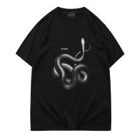 China Gender-Neutral 3D Printed Snake Loose T-shirt for Street Fashion in Various Sizes for sale