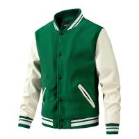 China Winter Stand-up Collar Quilted Jacket for Customized Sample Men's Baseball Jacket for sale