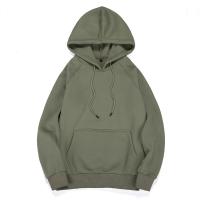 China Men's Plus-size Hooded Sweatshirt Winter Streetman Loose White Fleece with Custom Print for sale