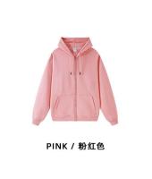 China Custom Logo 350G Cotton Thick Sweatshirts with Zipper Regular Sleeves and Fabric Weight for sale