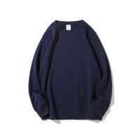 China Custom 300g Double-sided Knitted Crew-neck Men's Hoodies Sweatshirts for Winter Health for sale
