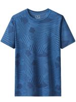 China Summer UPF 50 UV Printed Tee Shirt Custom Logo Boxy Gym Streetwear for Men and Women for sale
