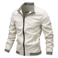 China 2023 Mens Polyester Cotton Padded Coat Bomber Regular Length Weaving Method Woven for sale