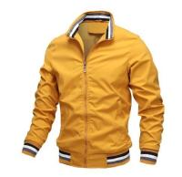 China 2023 Spring Autumn Waterproof Zip Up Casual Jacket for Men Loose Fit Baseball Bomber Coat for sale
