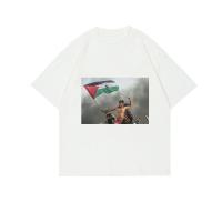 China Custom Cotton Graphic Tshirts For Men Printed With Pattern Anti-pilling for sale