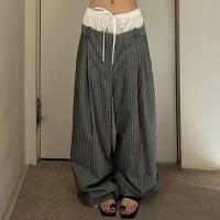 China Other Logo Double Waist Suit Pants For Women's Sets women clothing Sweatpants trouser for sale