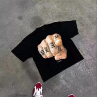 China Men's Custom Vintage Designer Boxy 100% Cotton Stone Washed Round Neck T-Shirt Low MOQ for sale