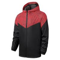 China Waterproof Windproof Men's Coat Trendy Thin Anorak Regular Sleeve Style 100% Polyester for sale
